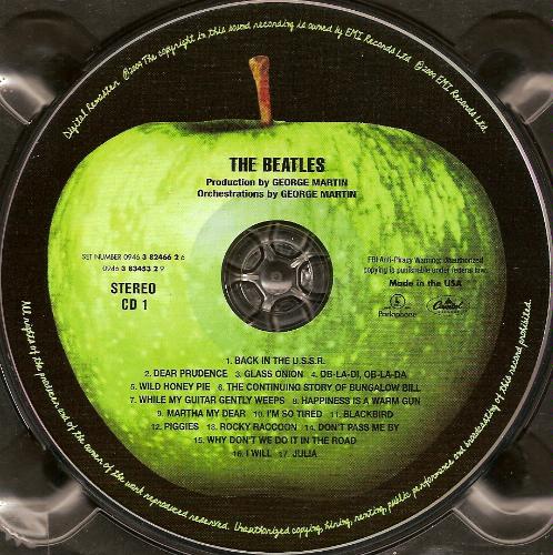 Beatles CD White Album (2009 Remaster) -Beatles Fab Four Store Exclusively Beatles Only Official ...