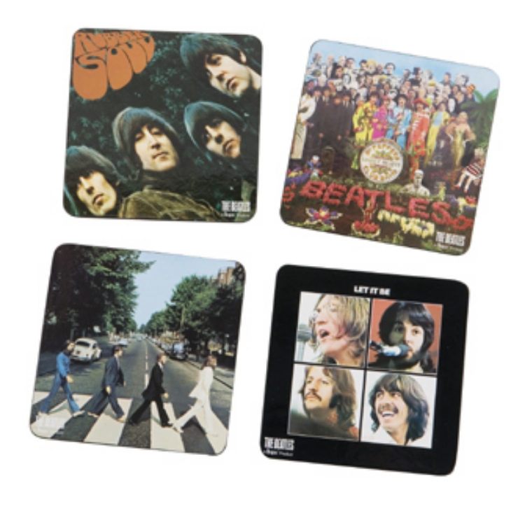 Beatles Coasters: The Beatles Album Cover Coasters -Beatles Fab Four ...