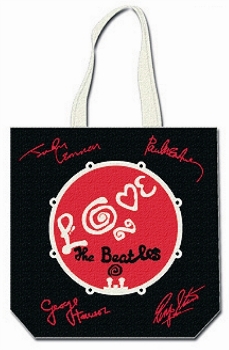 Beatles Tote Bags: The Beatles Canvas Zip Totes -Beatles Fab Four Store ...