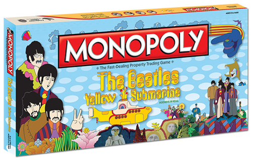 Beatles Game: Yellow Submarine Monopoly Game -Beatles Fab Four Store ...