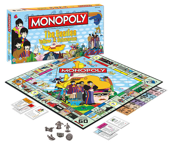 Beatles Game: Yellow Submarine Monopoly Game -Beatles Fab Four Store ...