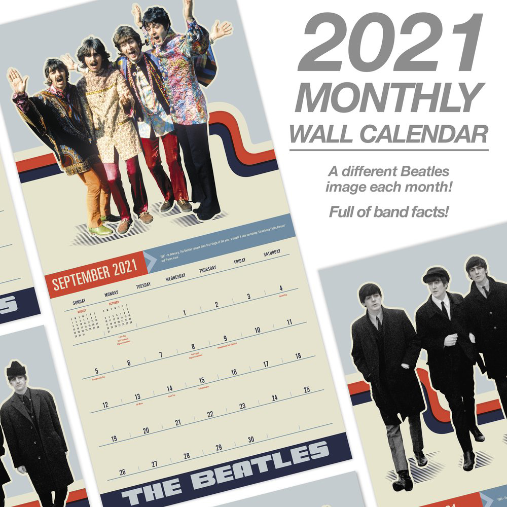 Beatles Calendars -Beatles Fab Four Store Exclusively Beatles Only ...