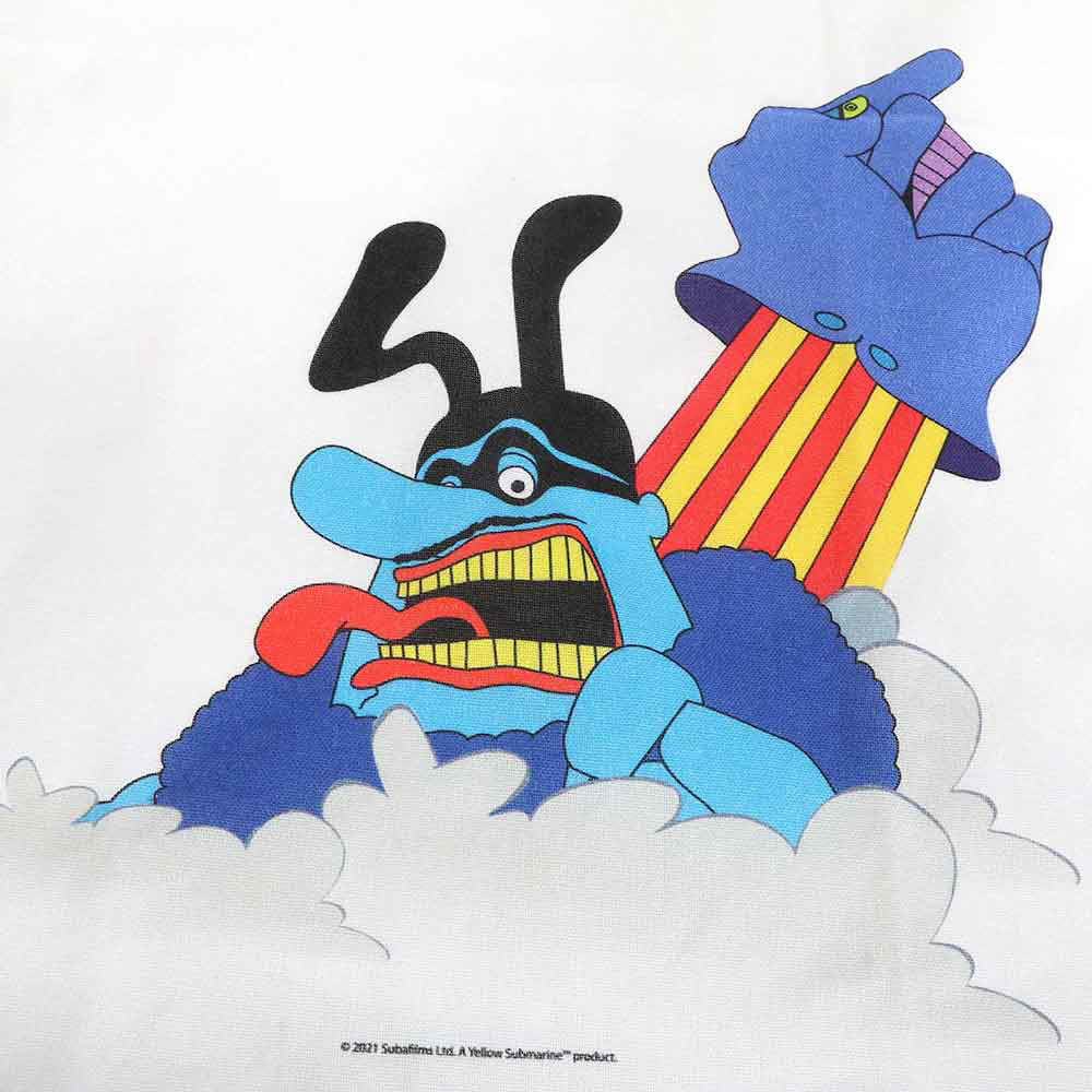 Beatles Tea Towel: The Beatles Yellow Submarine Chief Blue Meanie Tea ...