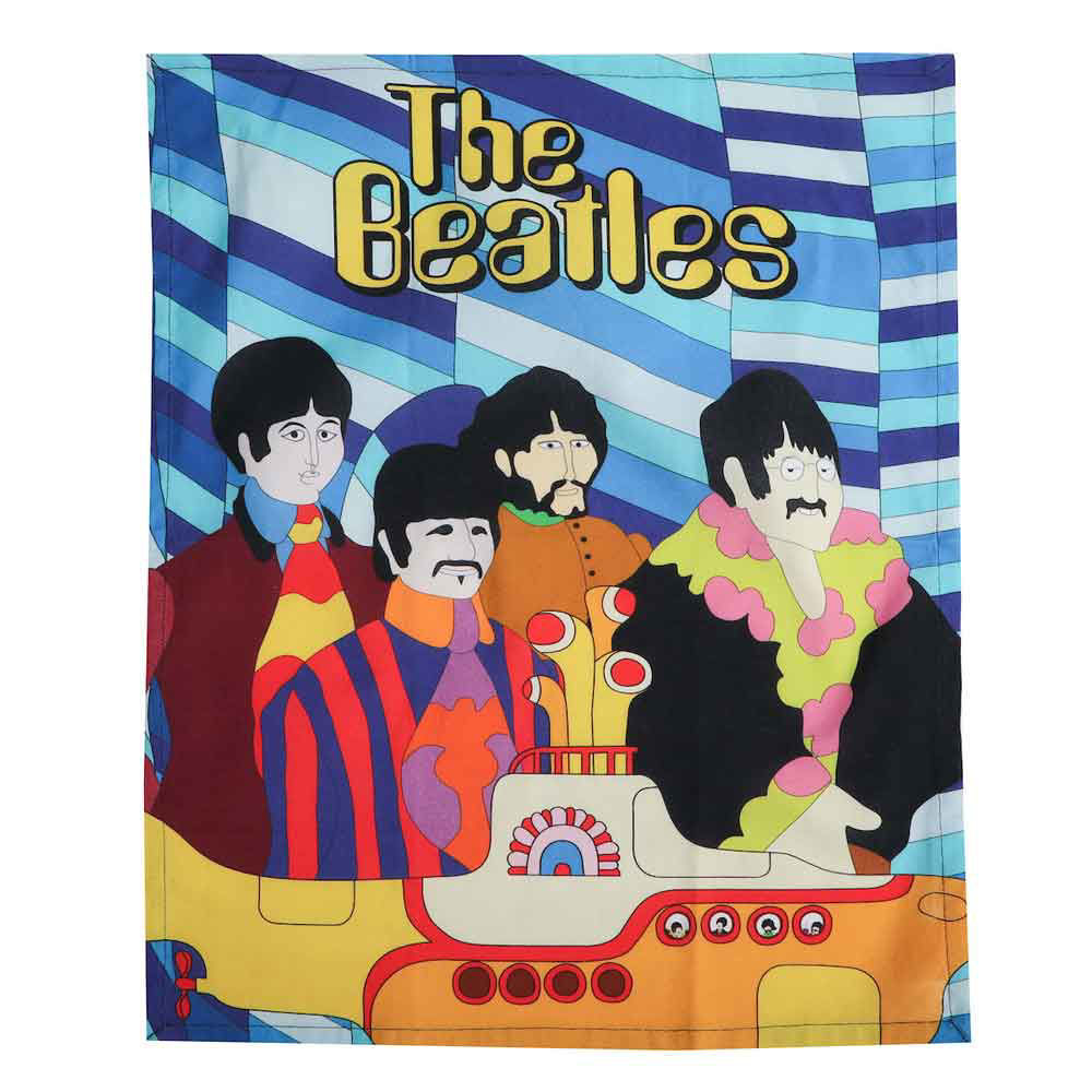 Beatles Tea Towel: The Beatles Yellow Submarine Tea Towel -Beatles Fab ...