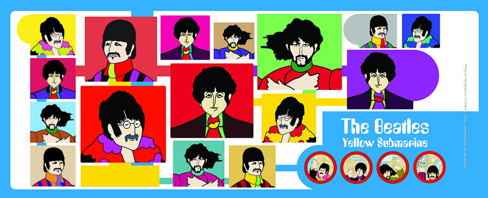Beatles Lamp Shades: Beatles Yellow Submarine Cartoon Port Hole ...