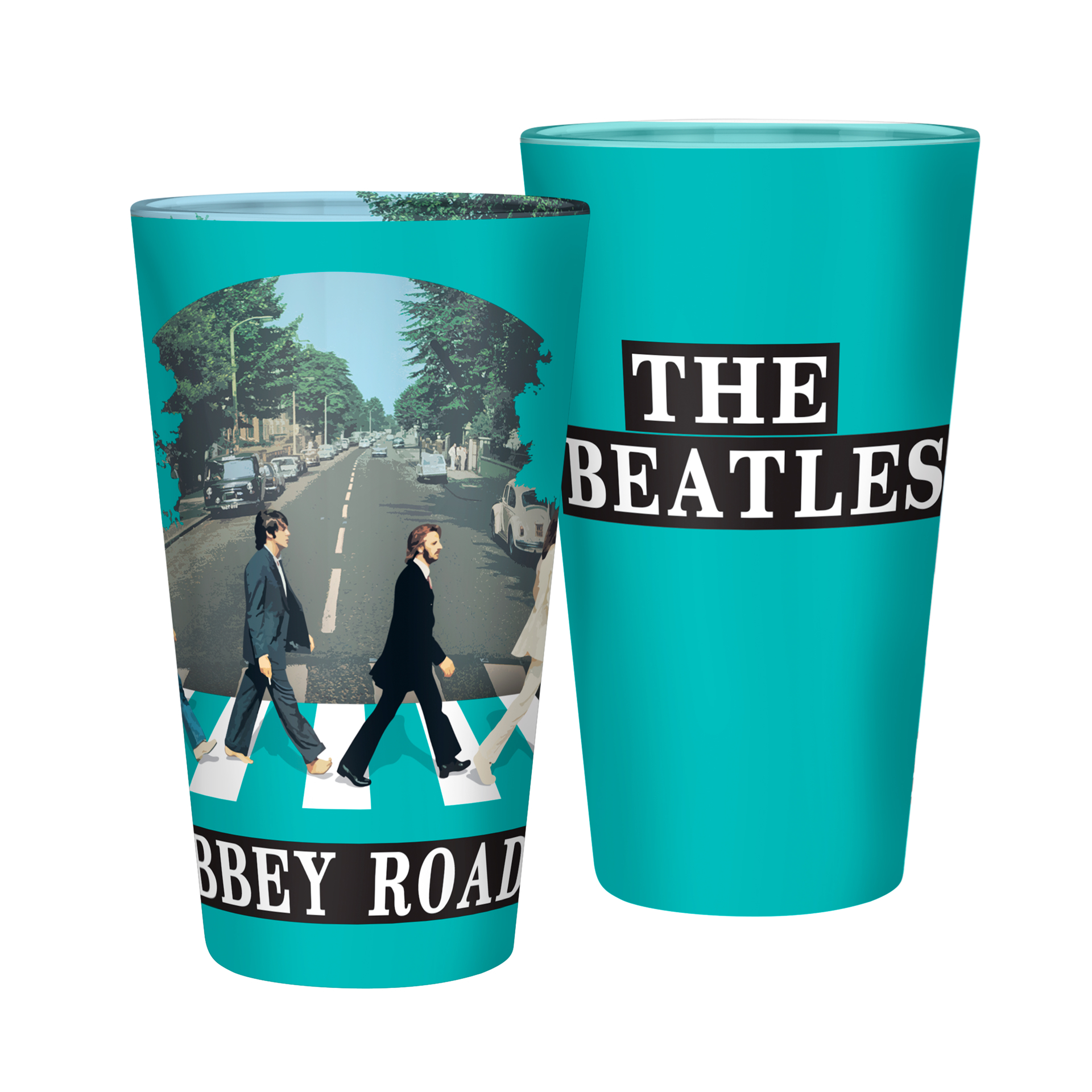 Beatles Drinkware: "Abbey Road" Single Glass 14oz -Beatles Fab Four ...